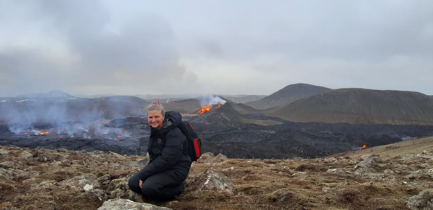 Tourist friendly Eruption in Iceland 2021 in Geldingadalur at ...